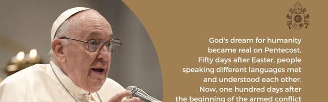 🔥 Ukraina pani Rooma paavsti paika: Meie lipp on kollane ja sinine ...